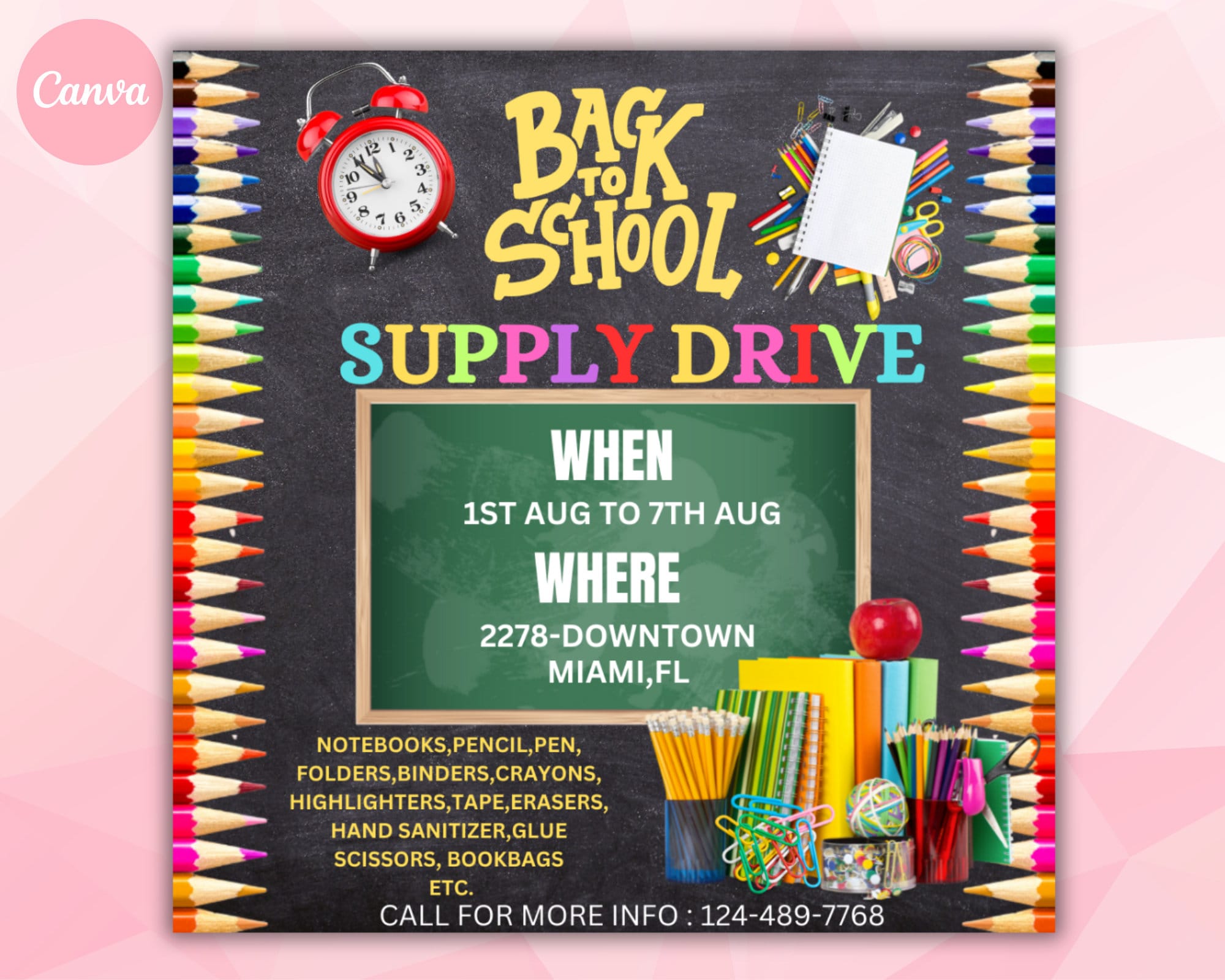 Back to School Flyer, Back to School Special Flyer, Back to School ...