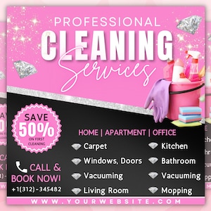 Cleaning Flyer, Cleaning Service Flyer, Cleaning Flyer Advertisement ...