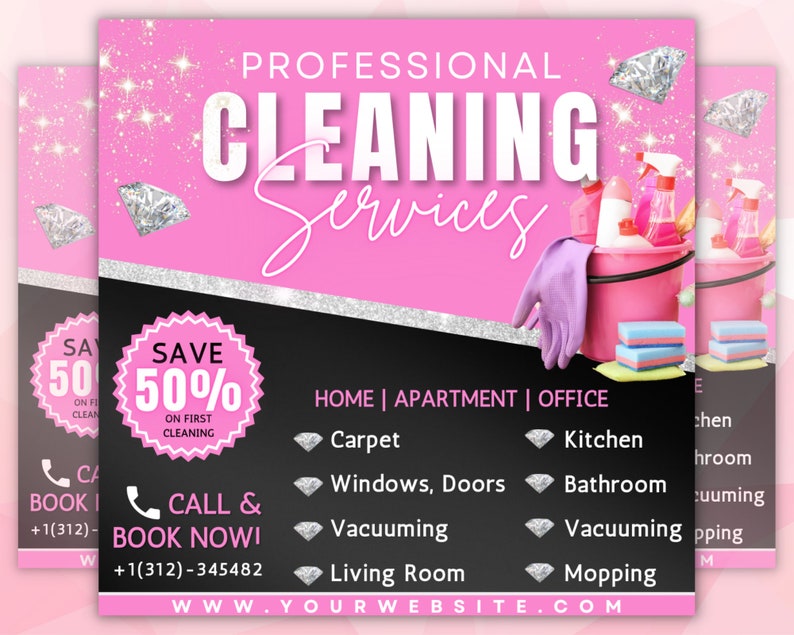 Cleaning Flyer, Cleaning Service Flyer, Cleaning Flyer Advertisement ...