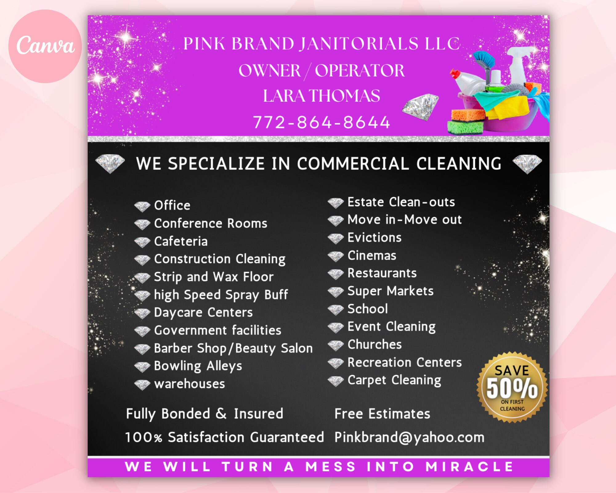 Cleaning Flyer, Cleaning Service Flyer, Cleaning Flyer Advertisement ...