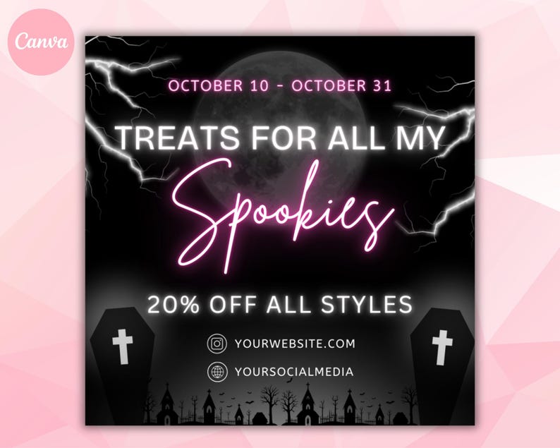 Halloween Flyer, Halloween Special Flyer, Spooky Season Flyer, Spooky ...