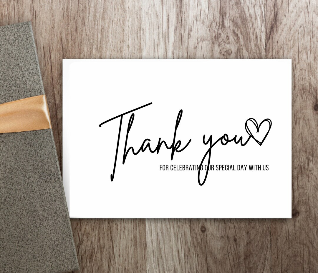 Thank You Cards Postcards, Postcard Standard Size, Two Sizes for Thank ...