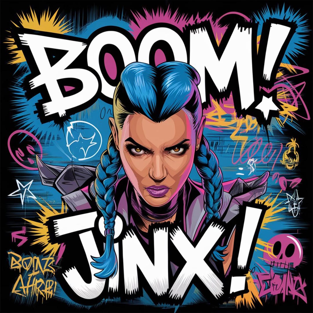 Jinx Arcane Png, Gaming Png, LOL Png, Video Game Png, Moba Game Png ...