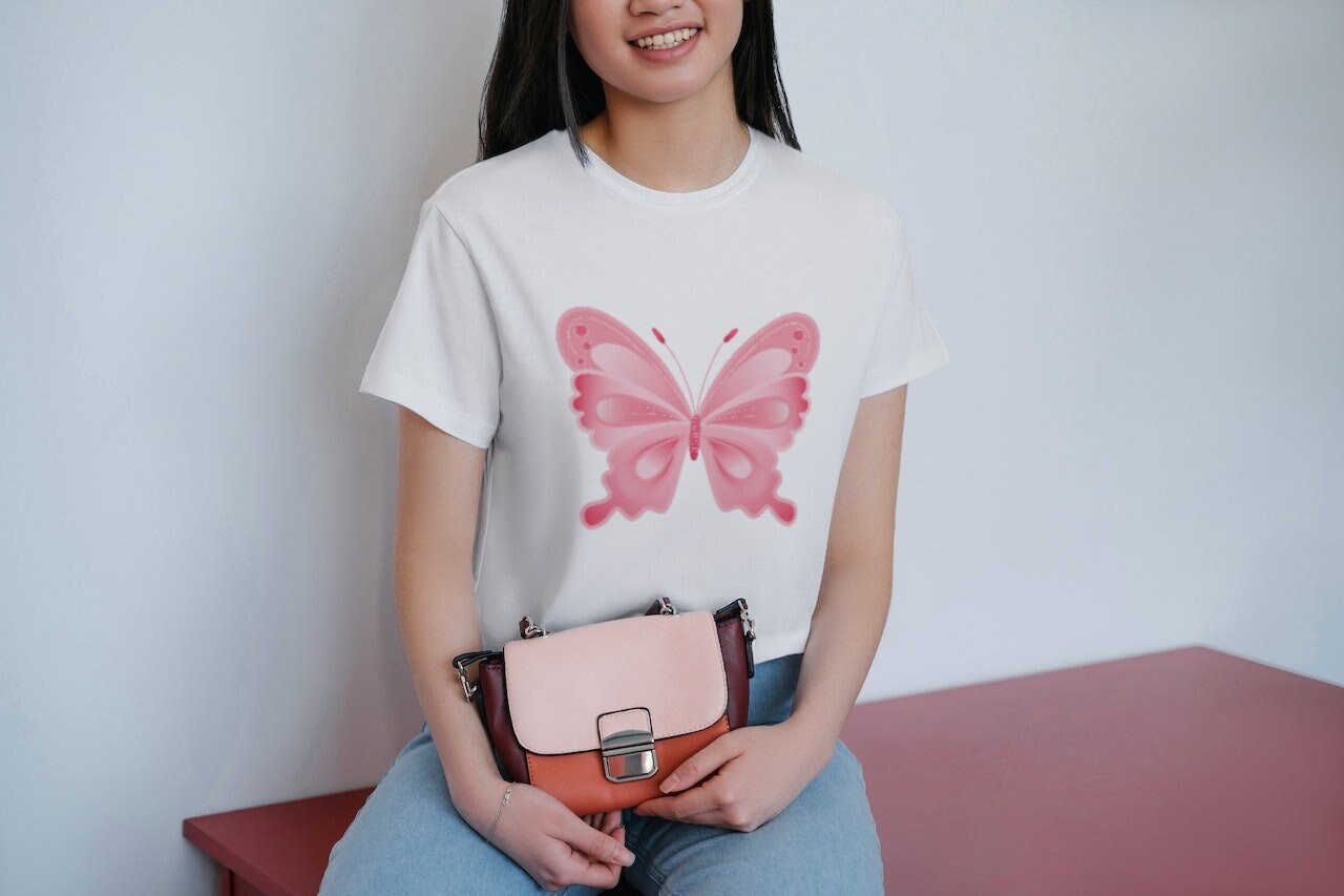 Pink Butterflies Svgs Bundle, Pink Floral Butterfly Svg, Butterfly ...