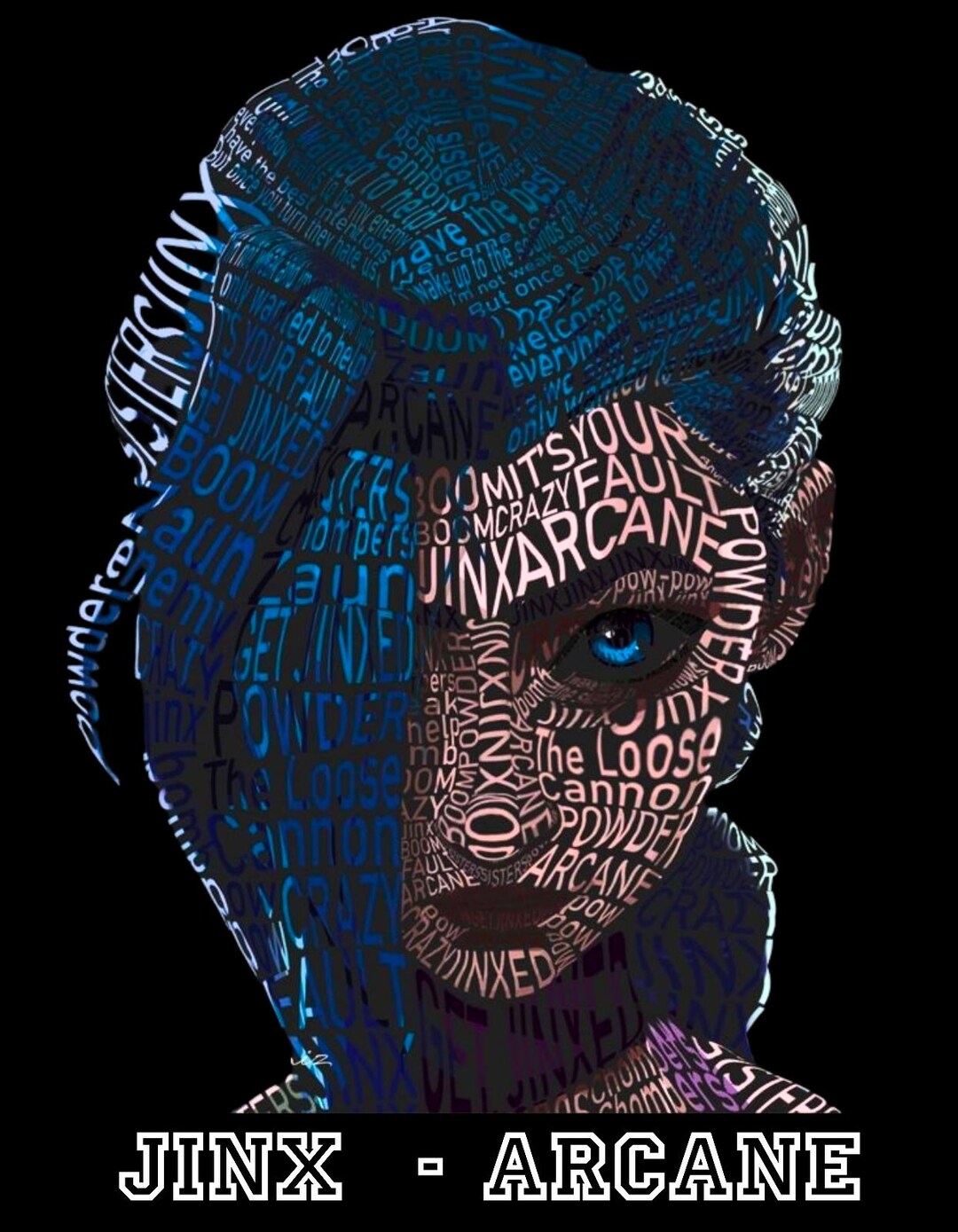 Jinx Arcane Png, Gaming Png, LOL Png, Video Game Png, Moba Game Png ...