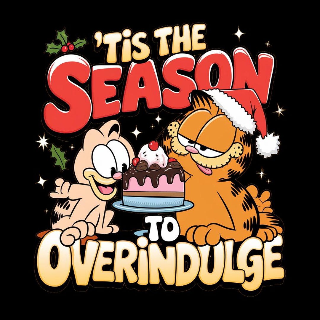 Garfield Christmas Png, Svg Files for Cricut, Png Bundle, Sublimation ...