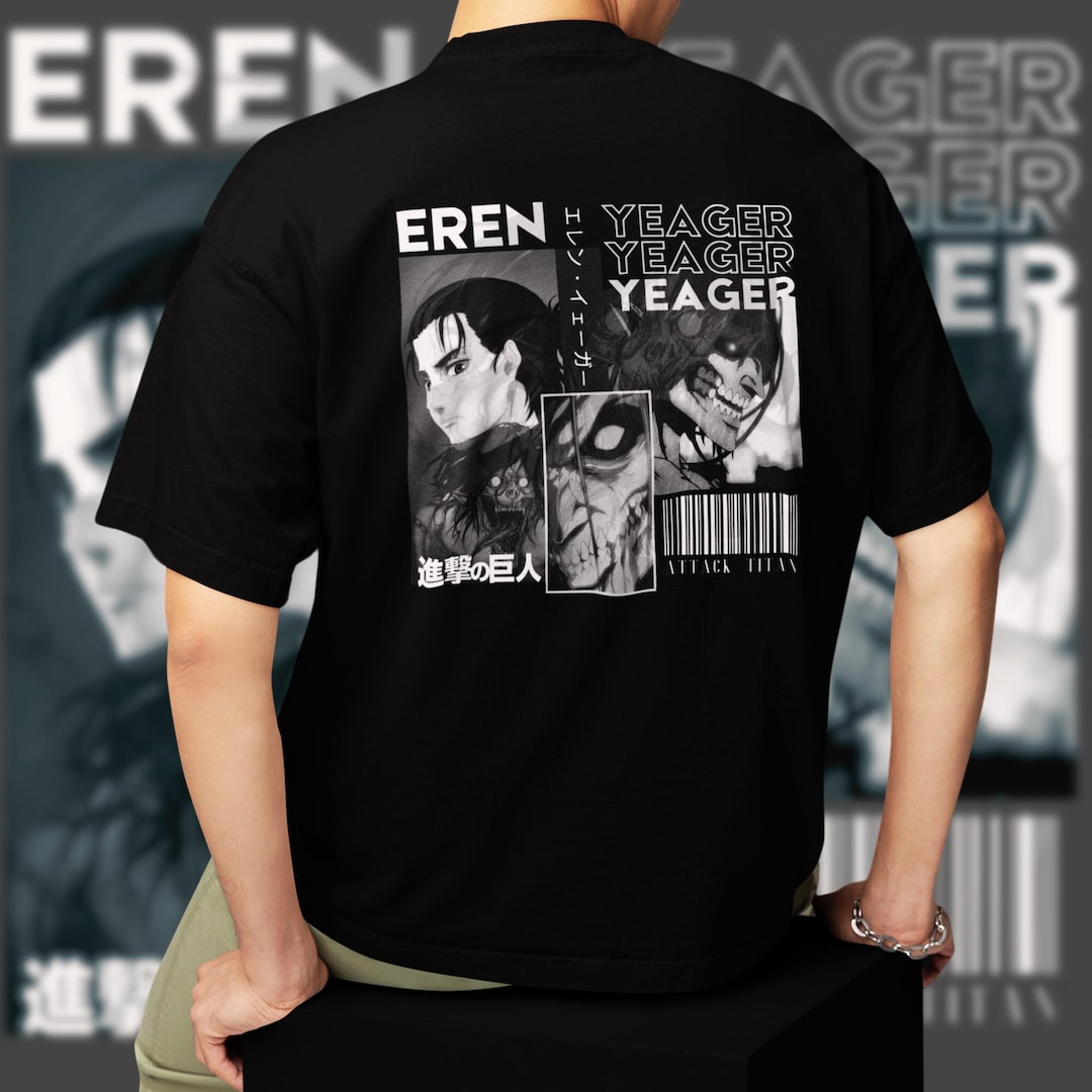 Eren Yeager PNG, Anime Vector Files, Ready for Sublimation Printing ...