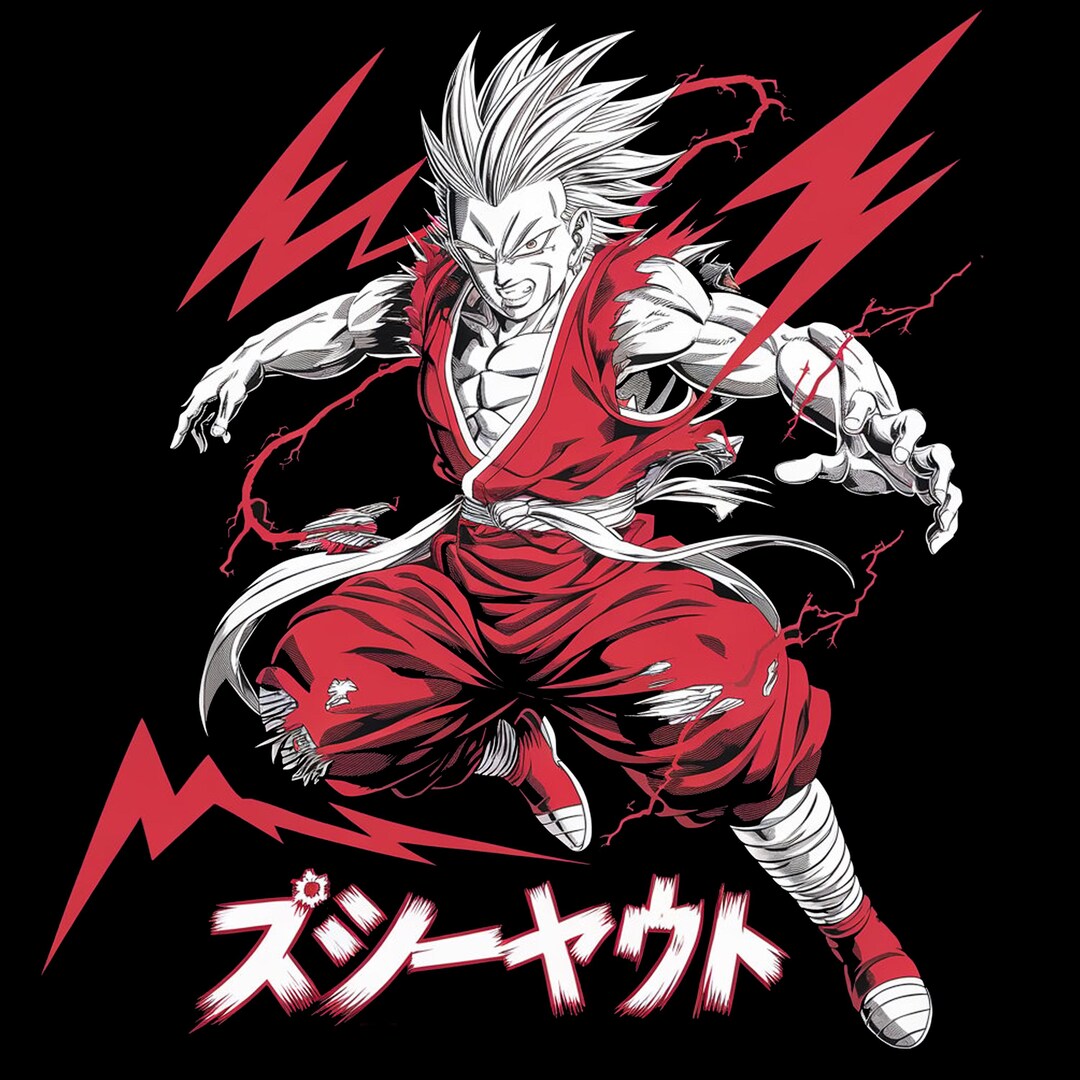 Warrior Anime Japanese Png, Anime Character Print, Digital Download ...
