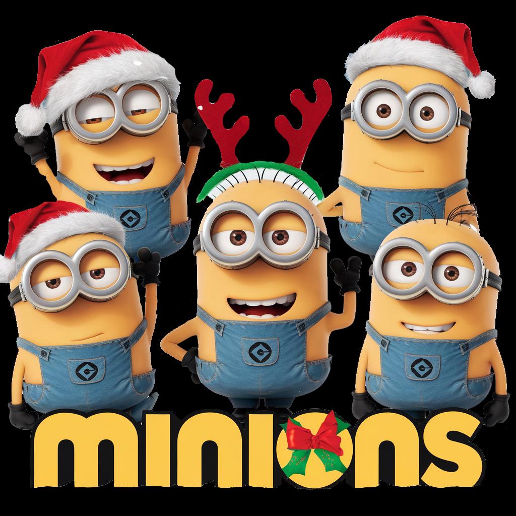 Christmas Minions PNG, Christmas Minions Clipart, Instant Download ...