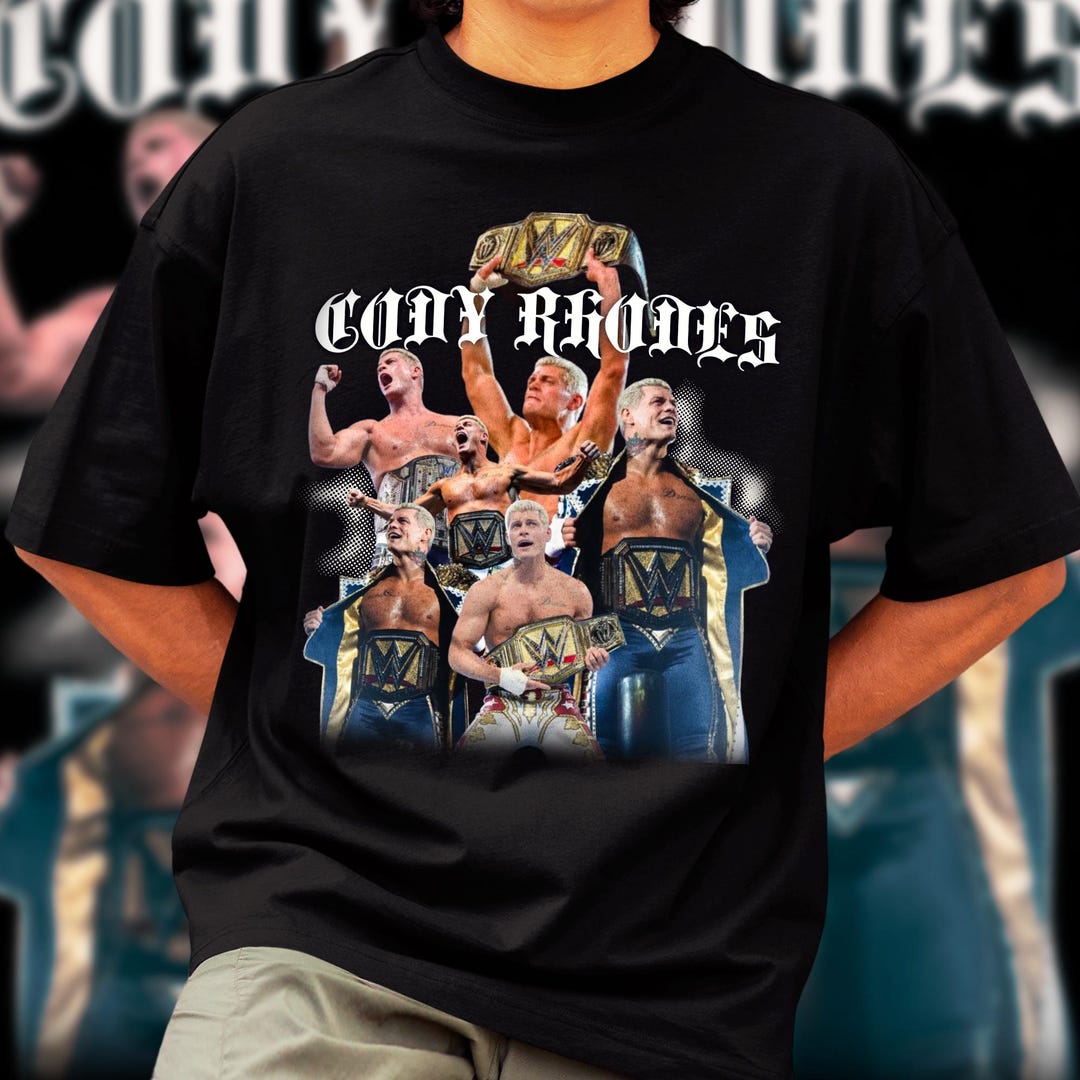 Cody Rhodes PNG, Shirt Design, Ready to Print, Bootleg T Shirt Design ...