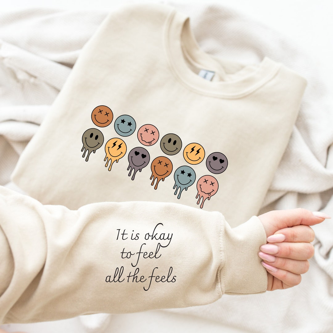 Emotions Sweatshirt,mental Health Sweater,awareness Sweatshirt,anxiety ...