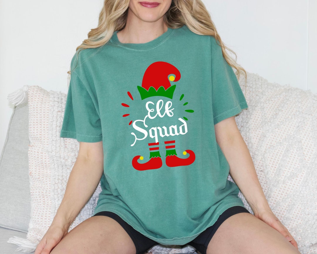 Custom Elf Shirt,custom Christmas Comfort Colors Elf Shirt,christmas ...
