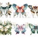 Watercolor Moth Clipart, Moth Digital Art, for Commercial Use, Instant ...