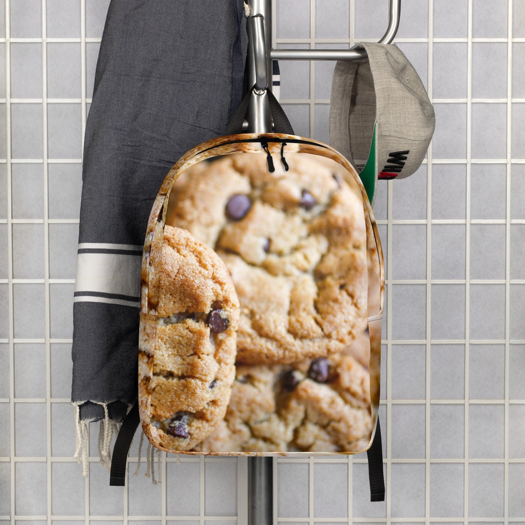 Minimalist Chocolate Chip Cookie Backpack - Etsy