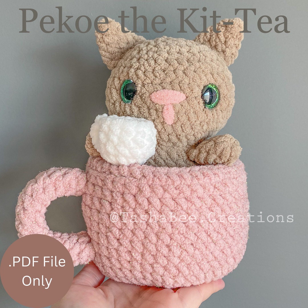 Pekoe the Kit-tea CROCHET PATTERN - Etsy