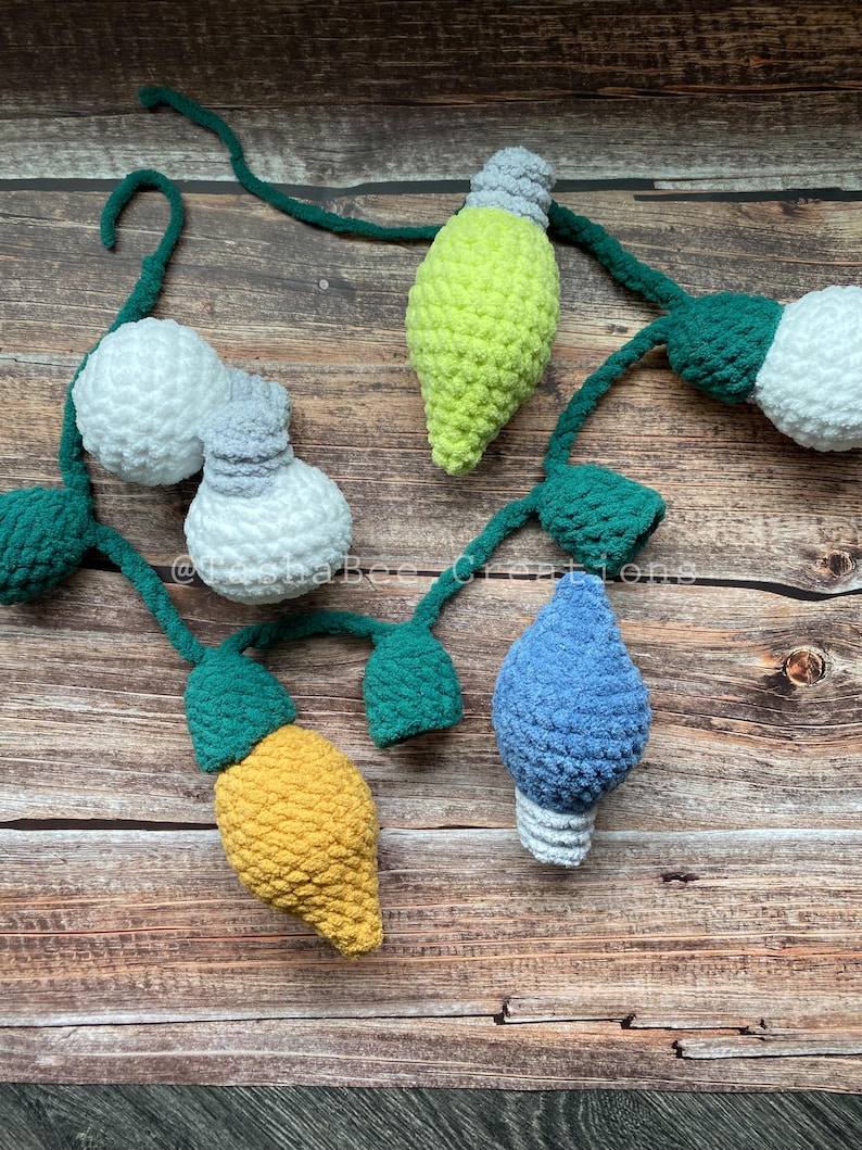Mini Festive Lights Crochet Pattern - Etsy