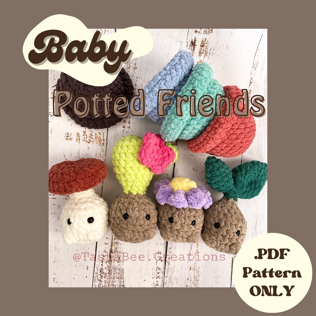 Baby Potted Friends CROCHET PATTERN - Etsy