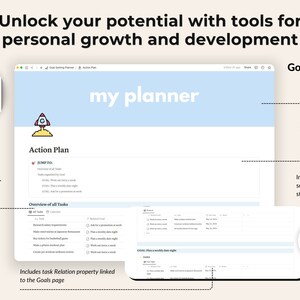 Goal Setting Planner Notion Template | 2026 Goals Planner | Notion Life ...