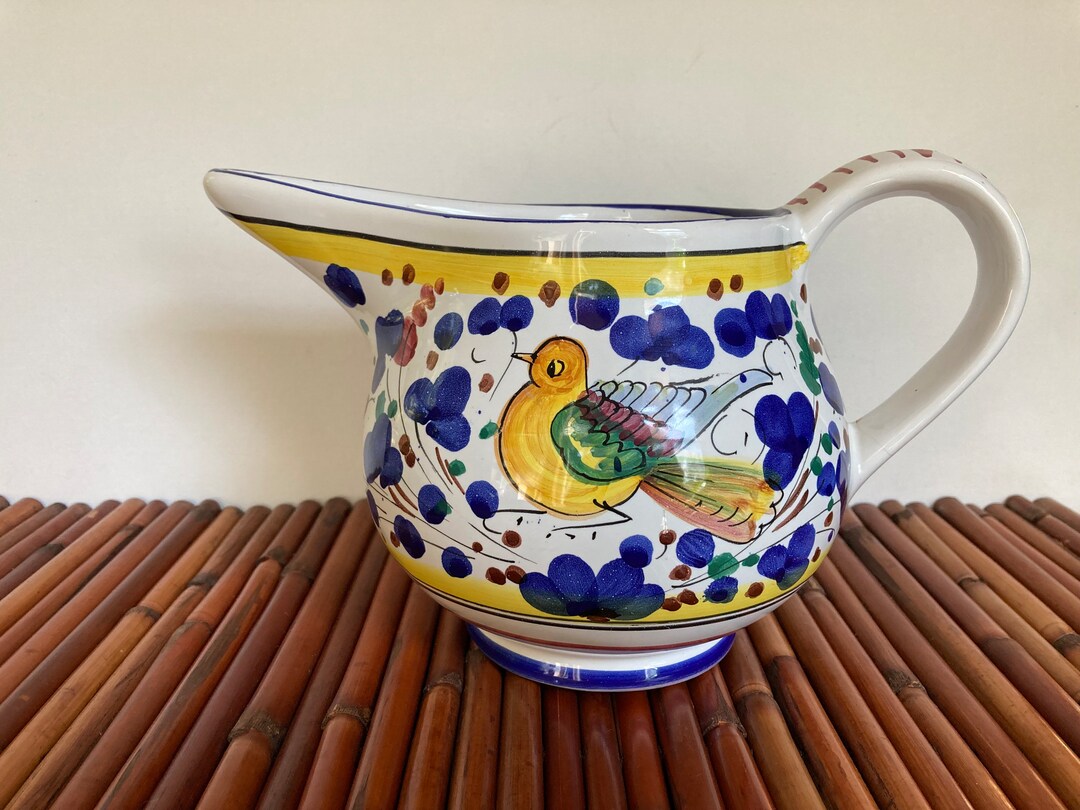 Deruta Arabesco Pitcher - Etsy