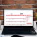 Monthly Editable Calendar | Google Sheets Spreadsheet | Digital ...