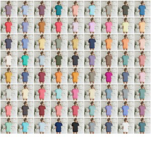 Comfort Colors 1717 Mockup Tshirt Bundle POD, CC1717 Shirt Mock-up ...