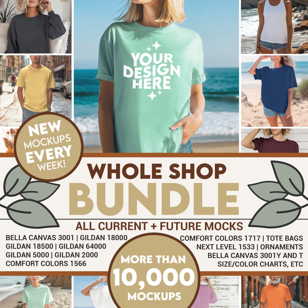 Entire Shop Bundle Full Store Access, Ultimate Mega Whole Shop Mockup ...