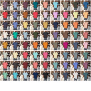 Comfort Colors 1717 Mockup Tshirt Bundle POD, CC1717 Shirt Mock-up ...