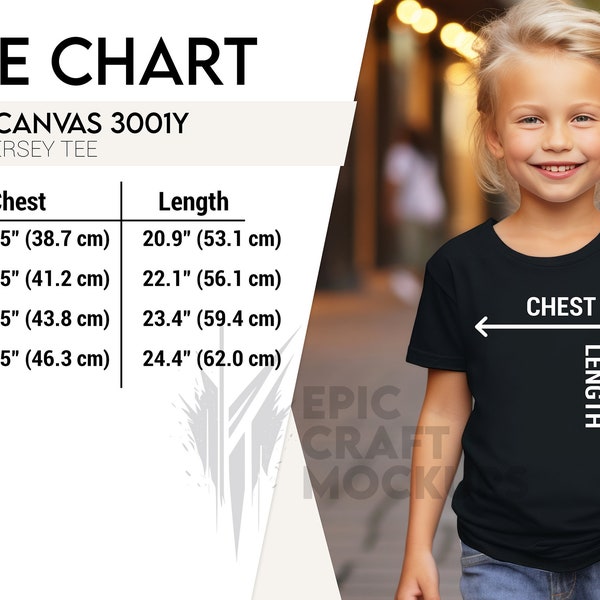 Dtf Size Chart - Etsy