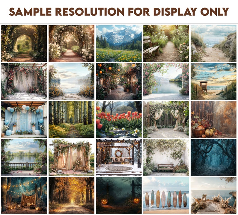 Variety Bundle Digital Backgrounds Photography Backdrops, Studio ...