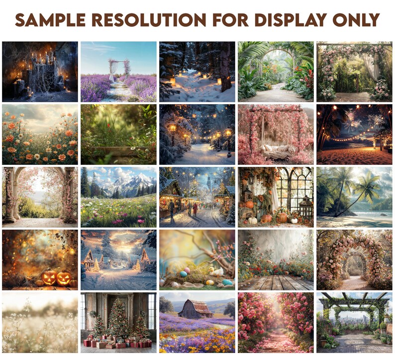 Variety Bundle Digital Backgrounds Photography Backdrops, Studio ...