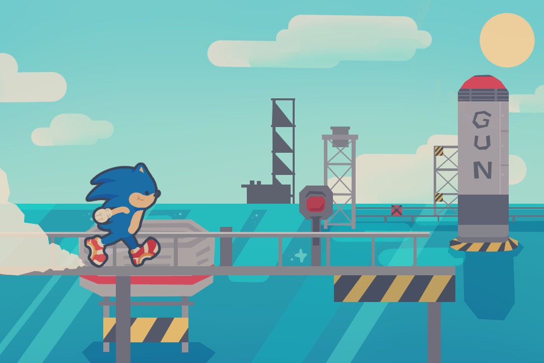 Metal Harbor | Sonic Adventure 2 9” X 6” Art Print - Etsy