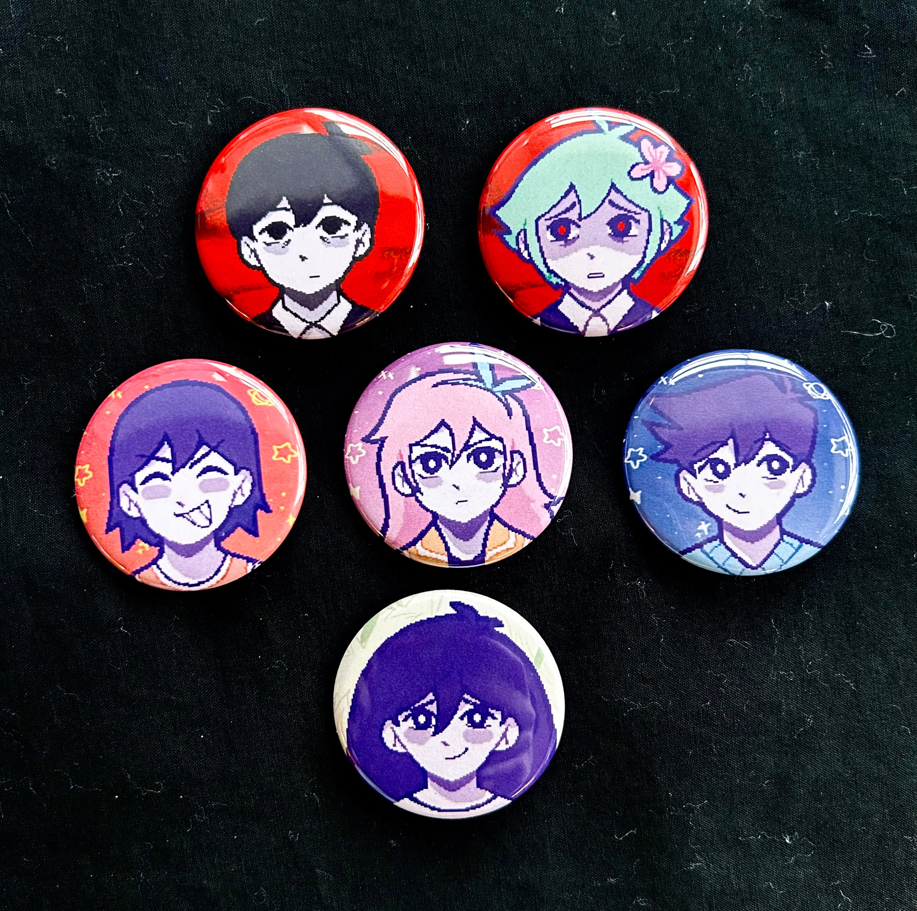 Omori Pixel 1.5” Buttons - Etsy