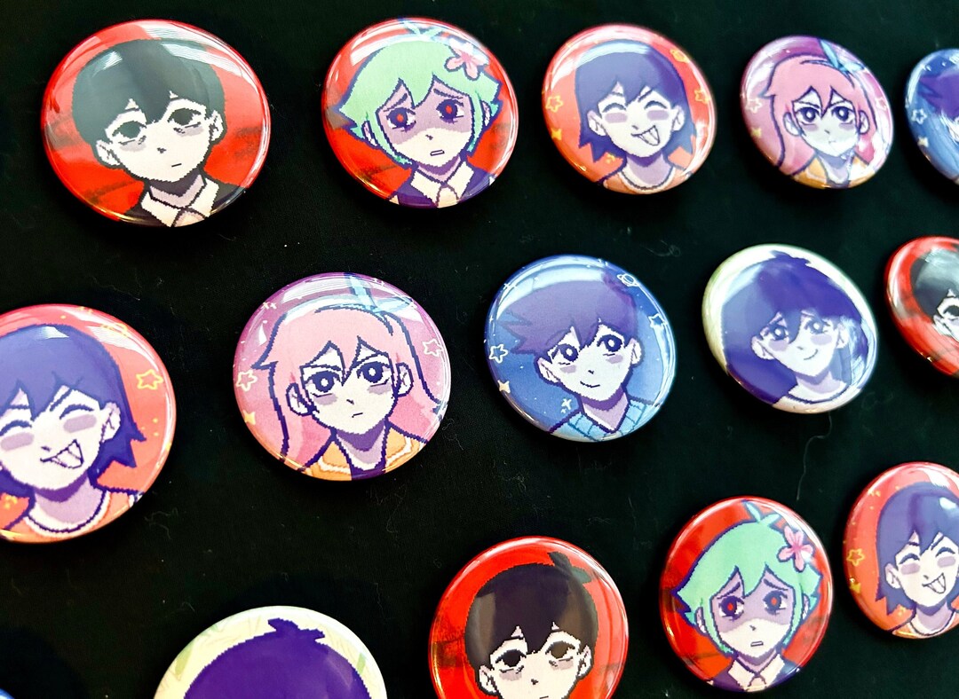 Omori Pixel 1.5” Buttons - Etsy