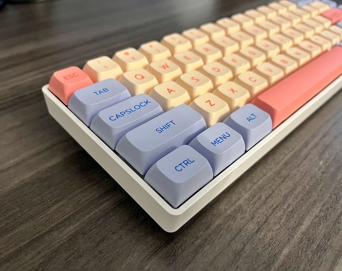 68% Custom Wireless Keyboard, Hand Lubed Switches, Cute Keycaps, Office ...