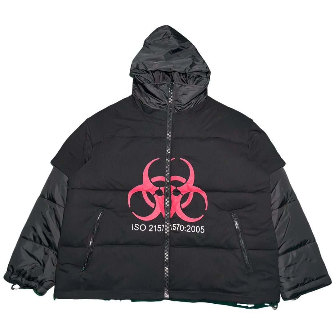 Vetement Layered Puffer Jacket - Etsy