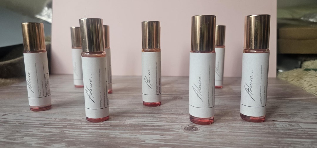 Admire Rollerball Perfume (vanilla, Rose, Bergamot Essential Oils) - Etsy