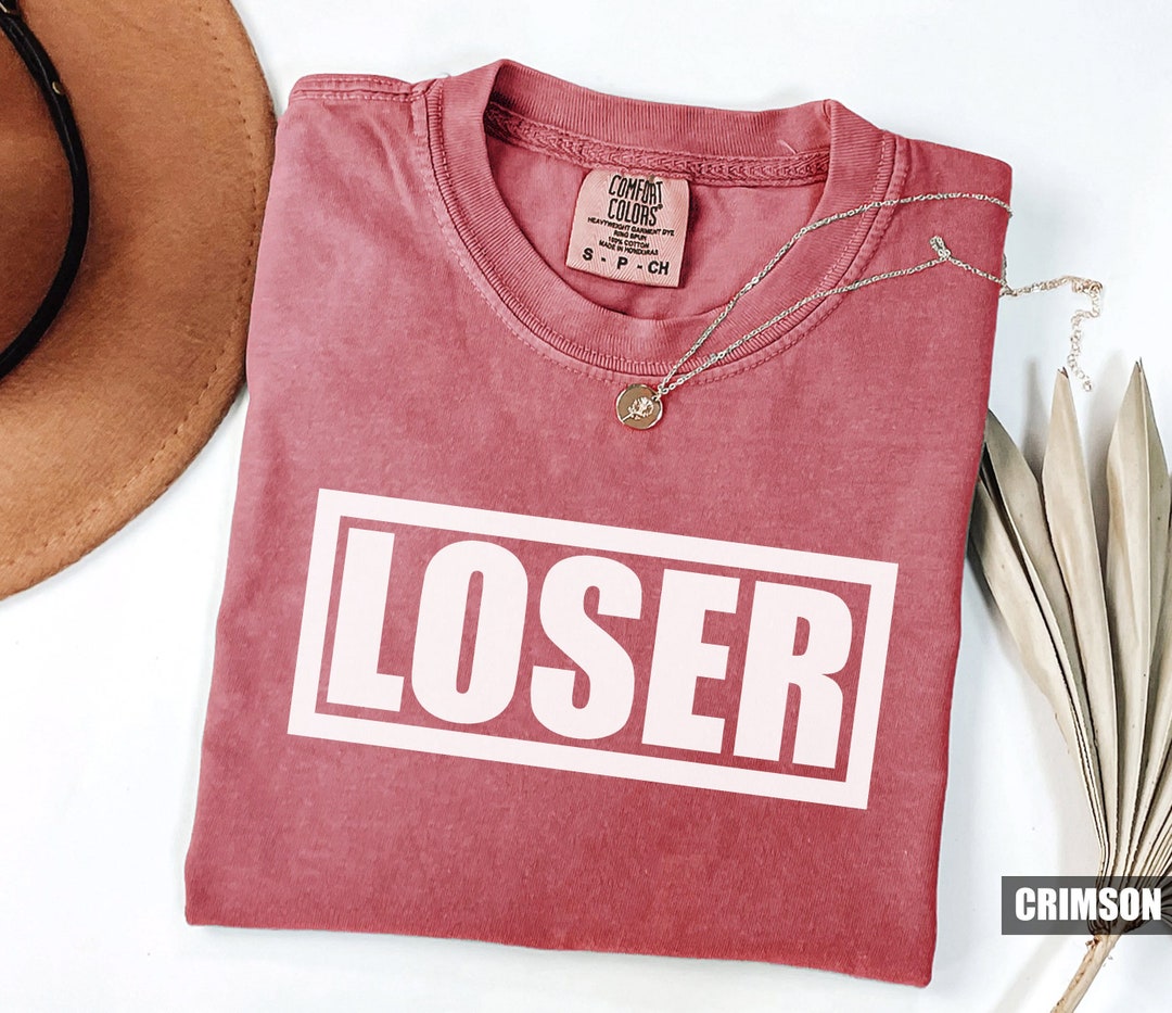 Loser Comfort Color T-shirt, Movie Lover Tee, Movie Lover It, Movie ...