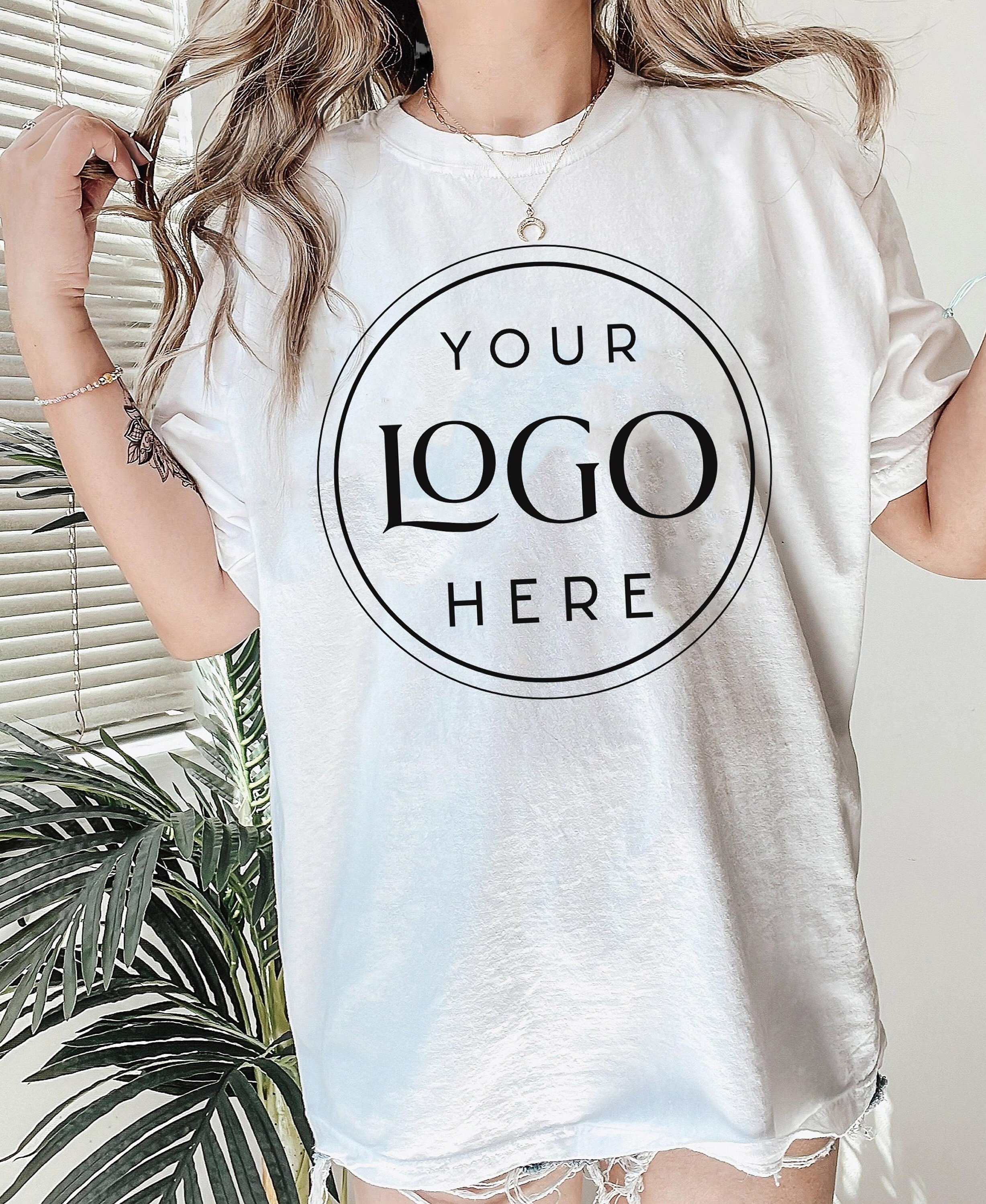 Comfort Colors® Custom Logo Shirts, Personalized Logo Shirt, Custom ...