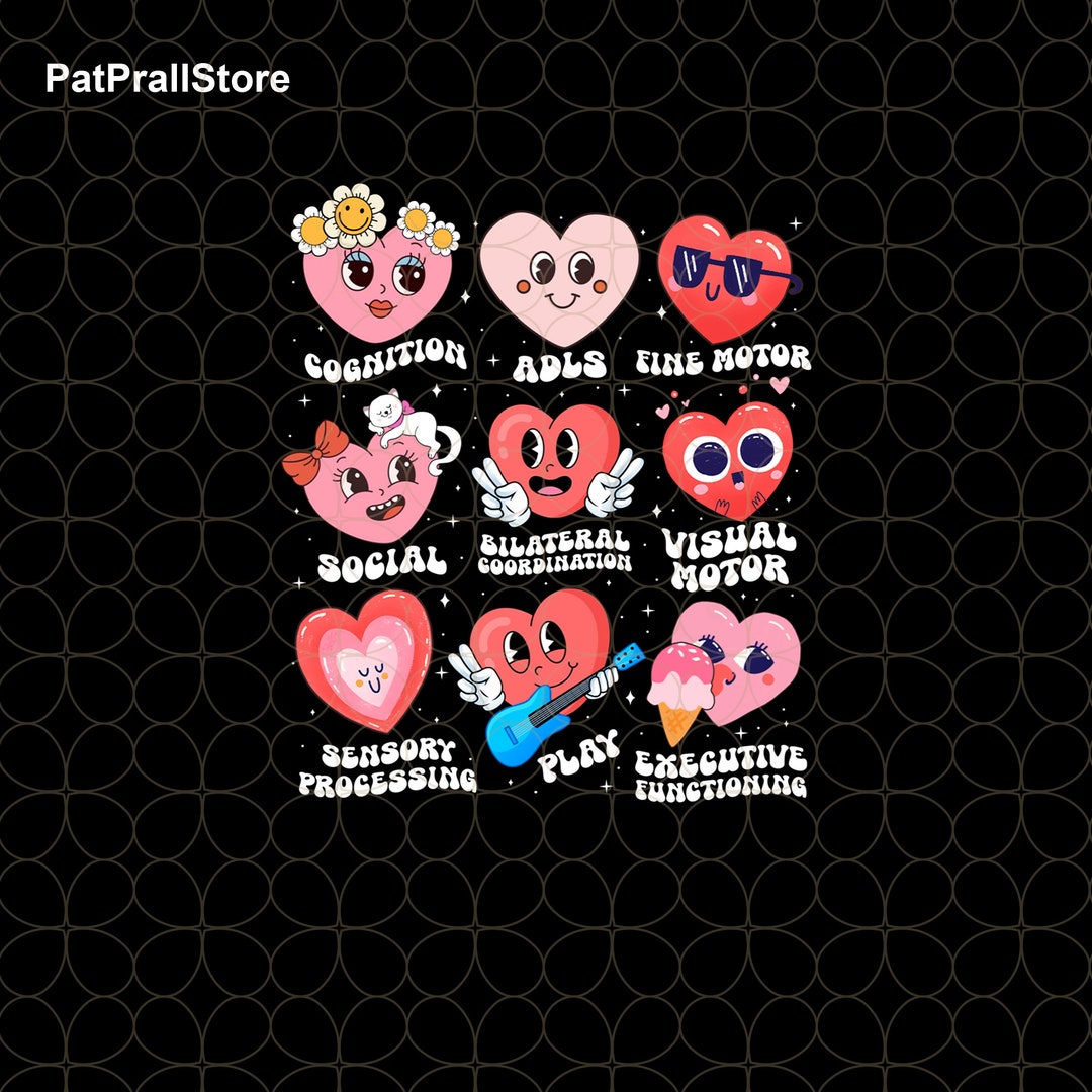 Occupational Therapy Valentine Png, Candy Heart Occupational Therapist ...