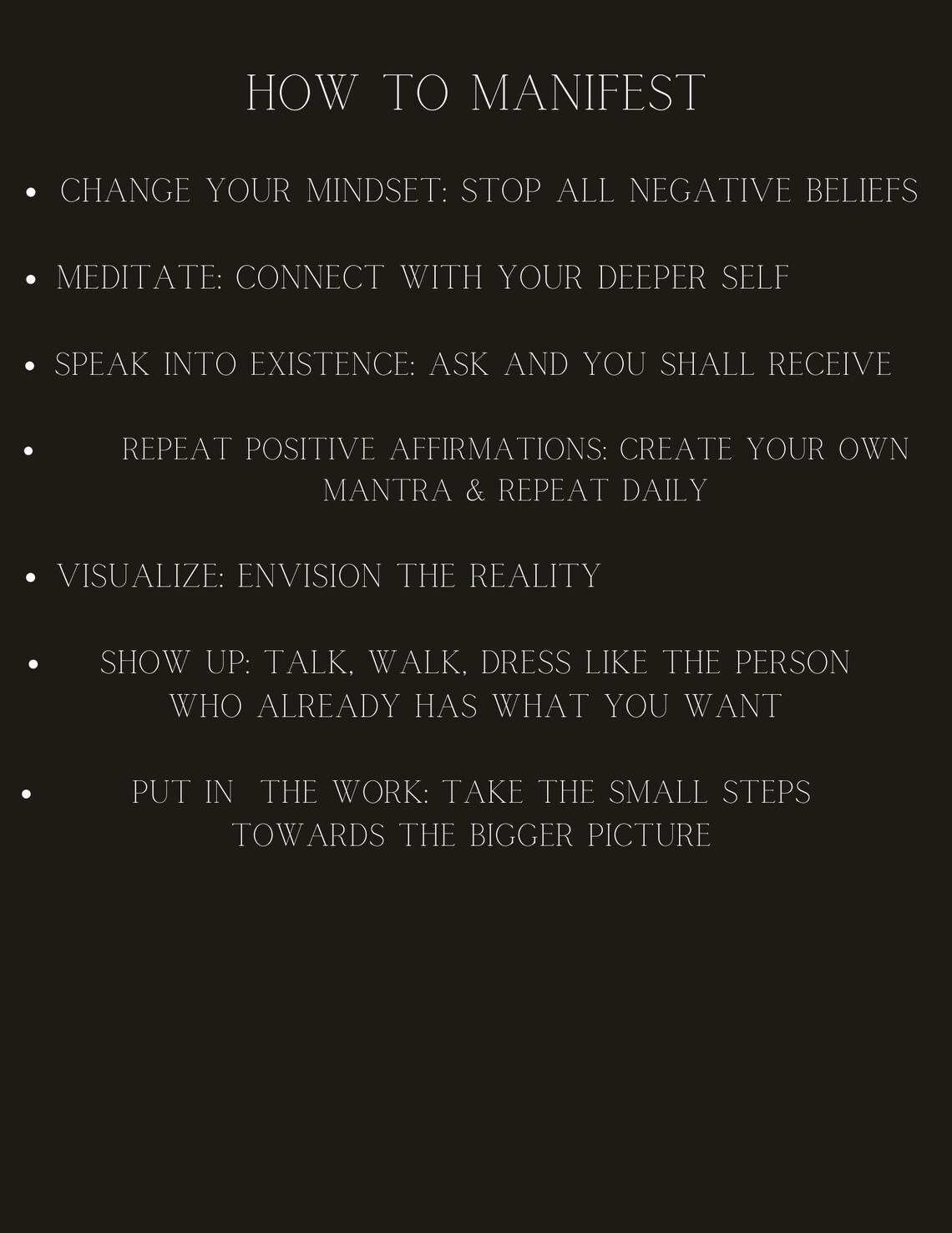 Manifestation Planner With Vision-board Inspired Pages, a Guide to ...