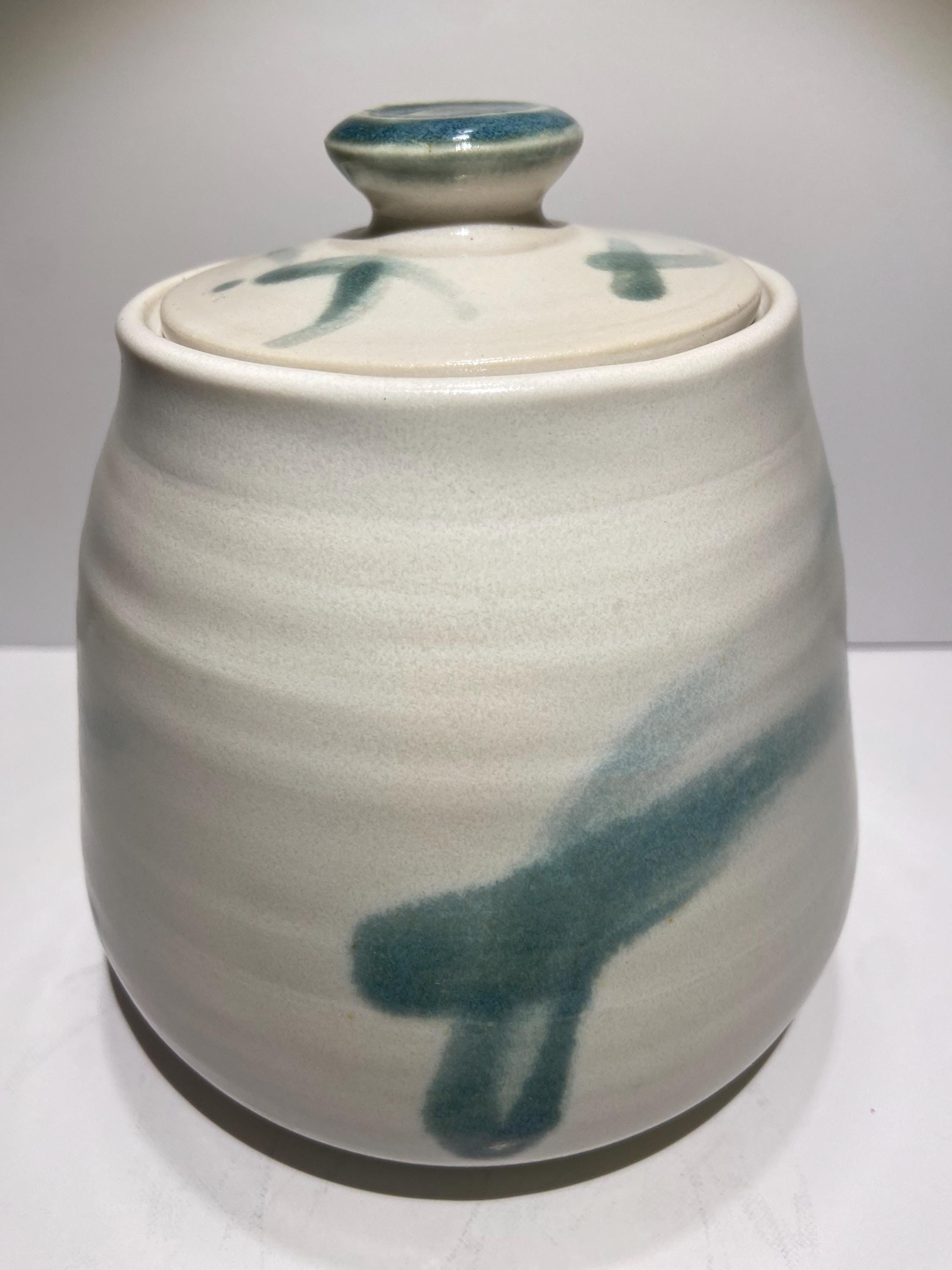 Vintage Stoneware Pottery/crock Jar With Lid - Etsy