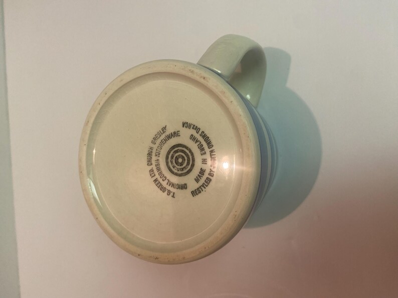 Vintage Set of Two Cornishware Creamer From TG Green England and Sugar ...