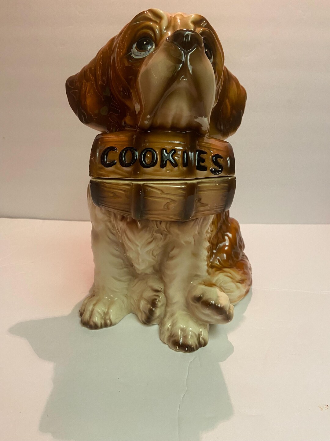 Vintage St. Bernard Cookie Jar 1960s From Japan - Etsy