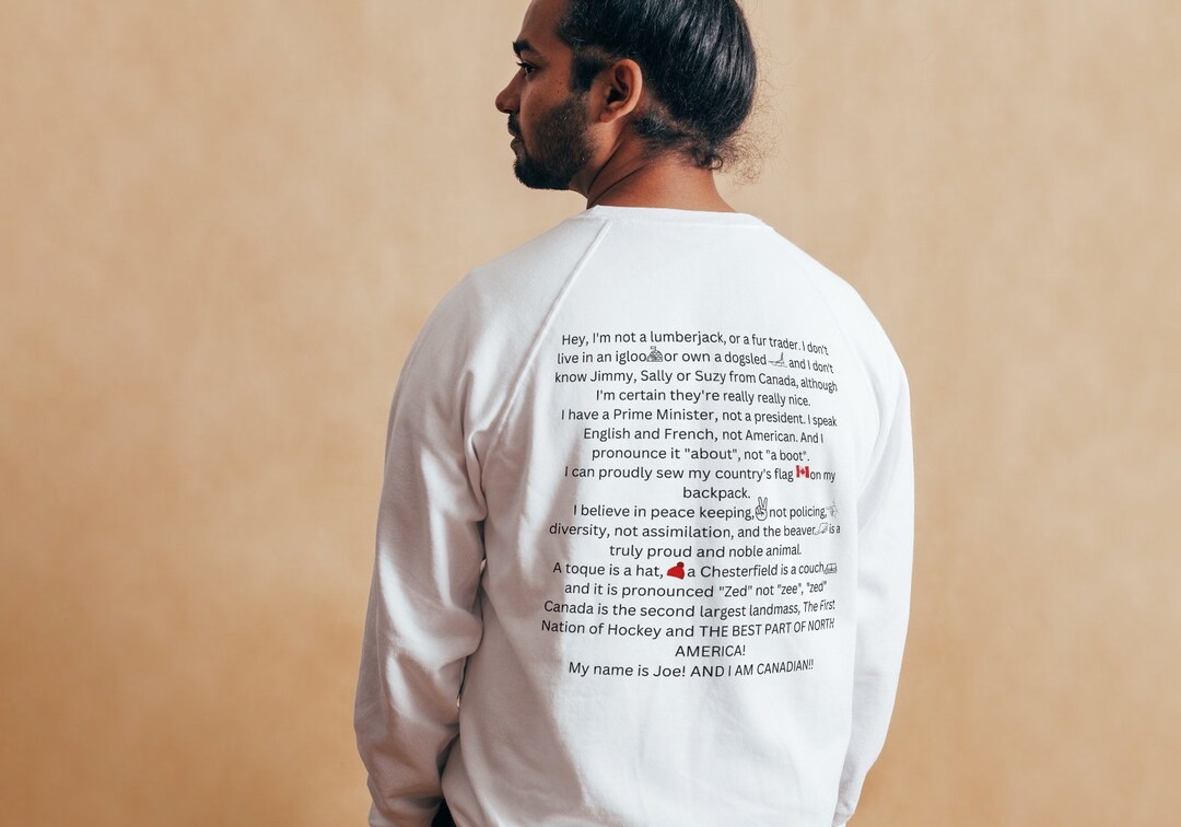 Molsons Canadian I Am Canadian Rant Sweater - Etsy