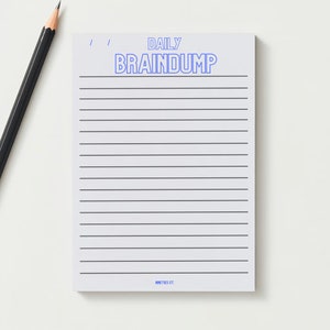 Digital Printable Notepad Designs X4 - Get All Your Thoughts Out After ...