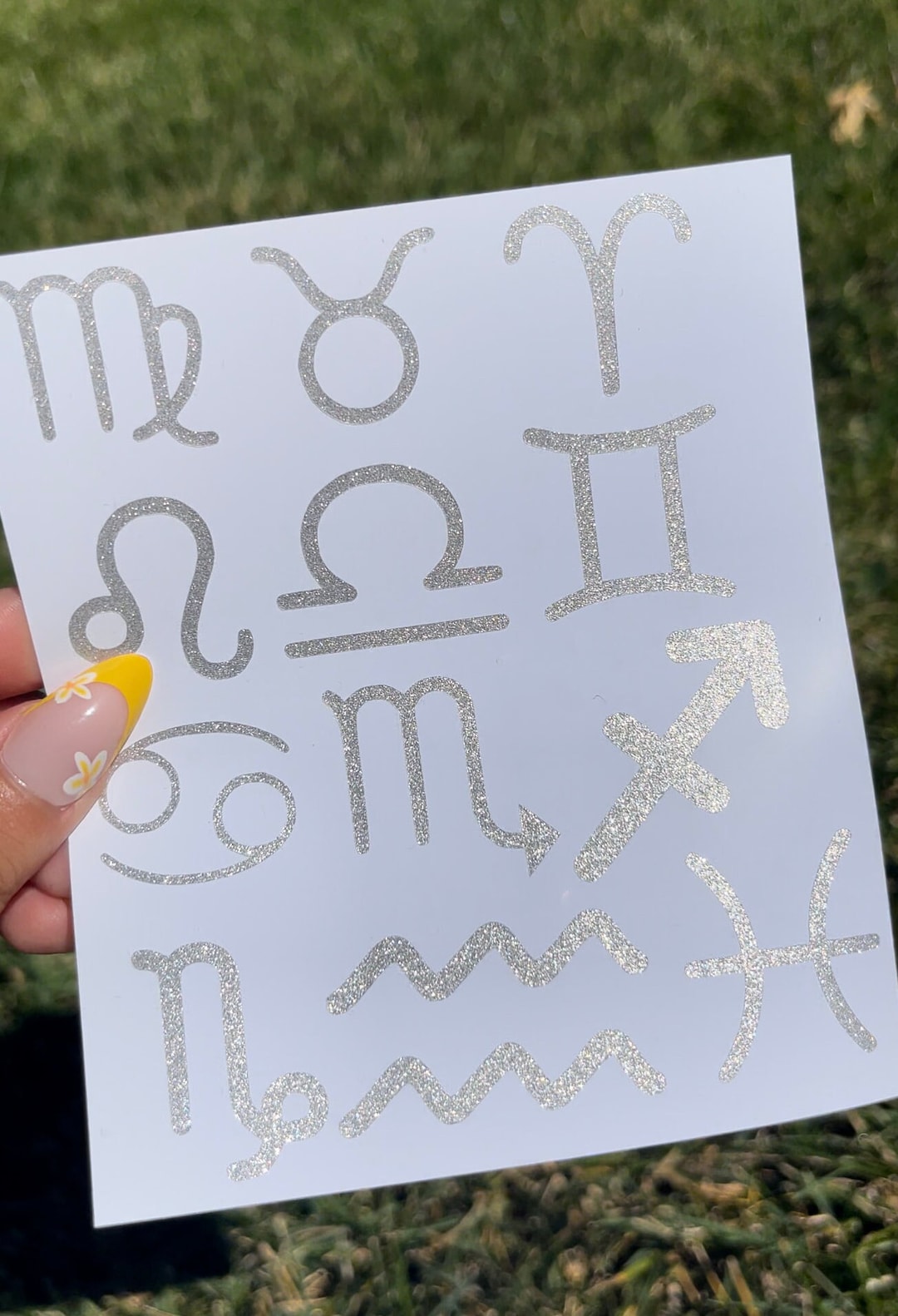 Zodiac Tanning Stickers - 2 Sheets - Etsy