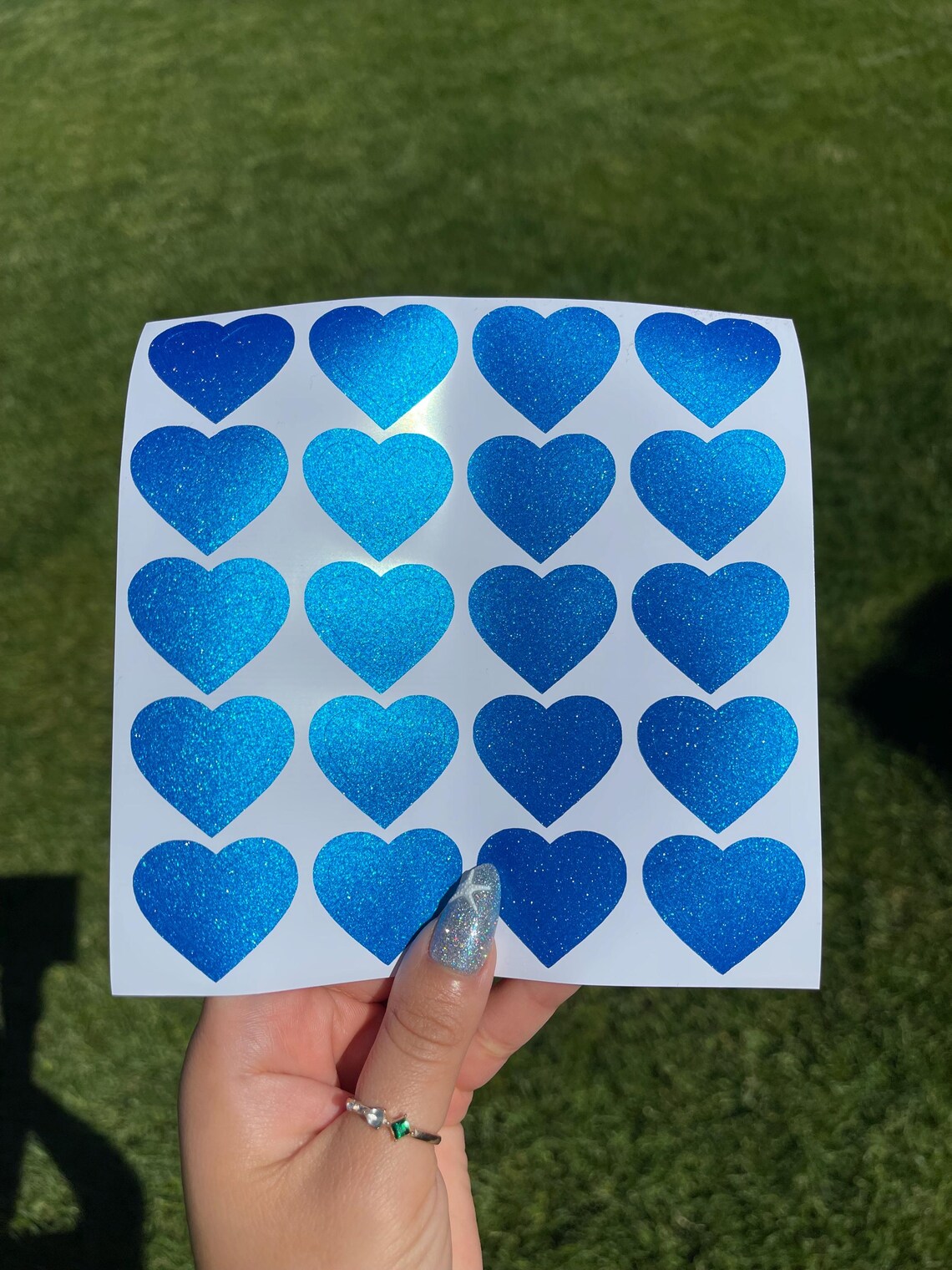 Heart Tanning Stickers: Sun Tan Stencils - Etsy