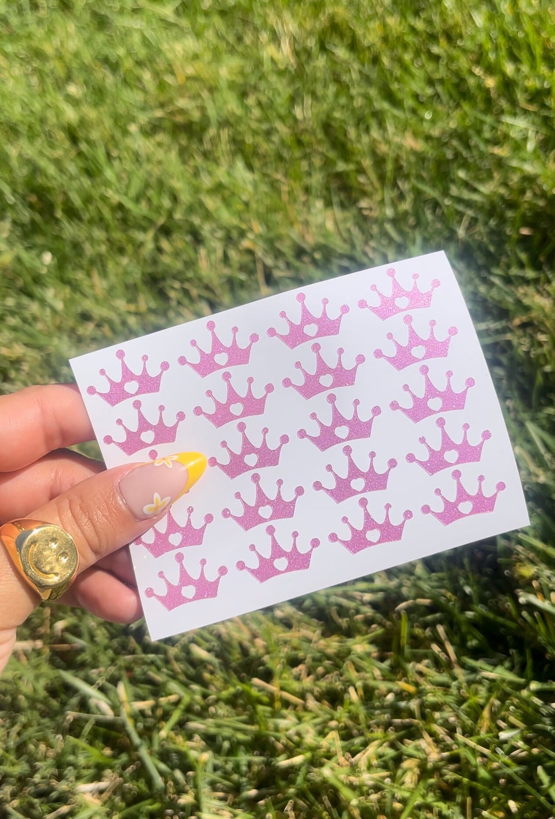 Princess Crown Tanning Stickers: Self-tanning Decals (2 Sheets) - Etsy