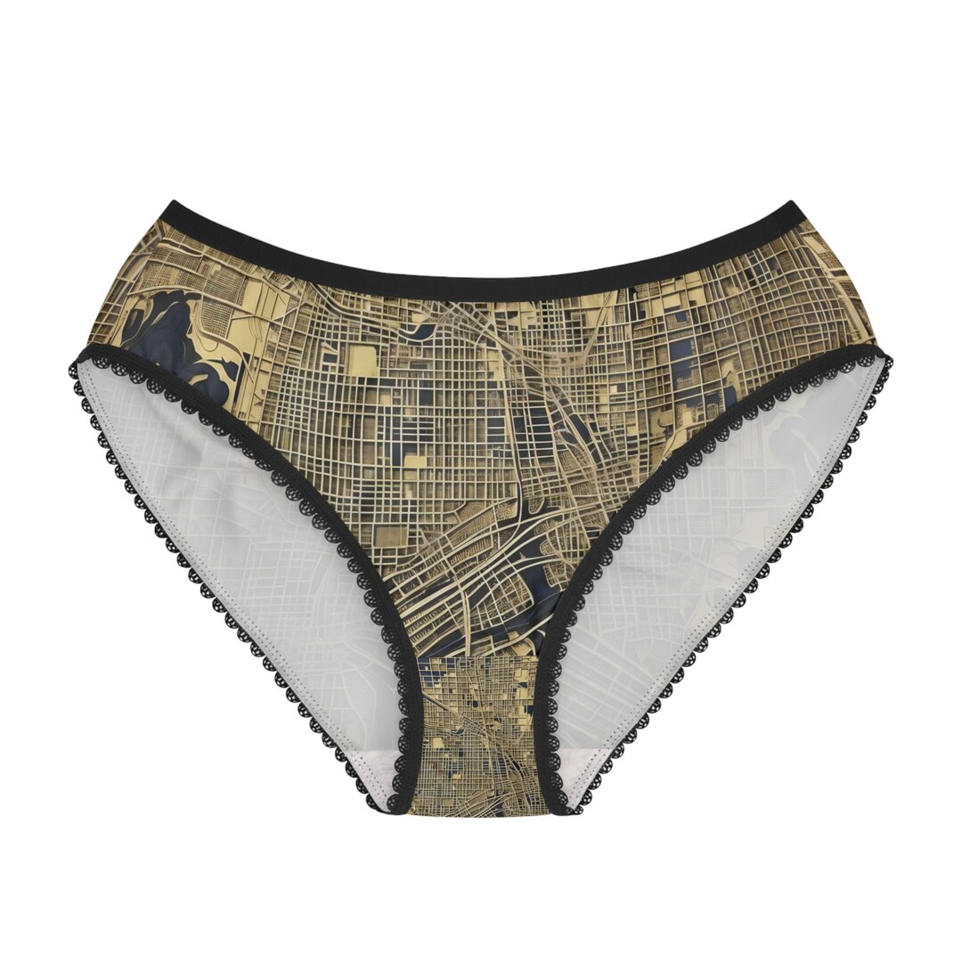 City Map of Denver Women's Briefs - Etsy