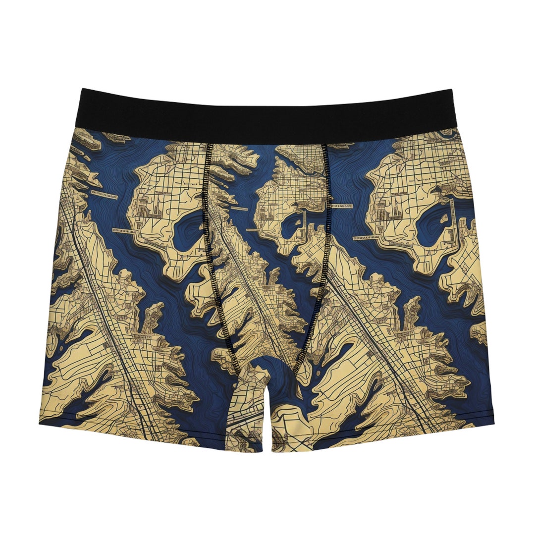 City Map of the Alps Men's Boxer Briefs - Etsy